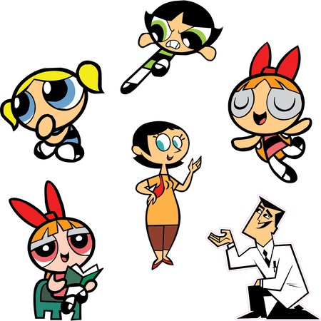 Stickere Fetitele PowerPuff 3 25x25 cm - eMAG.ro
