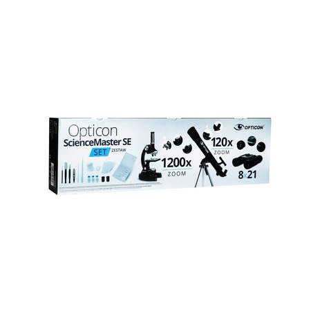 Set OPTICON ScienceMaster SE 2.0 Telescop 45/600 microscop, binoclu ...