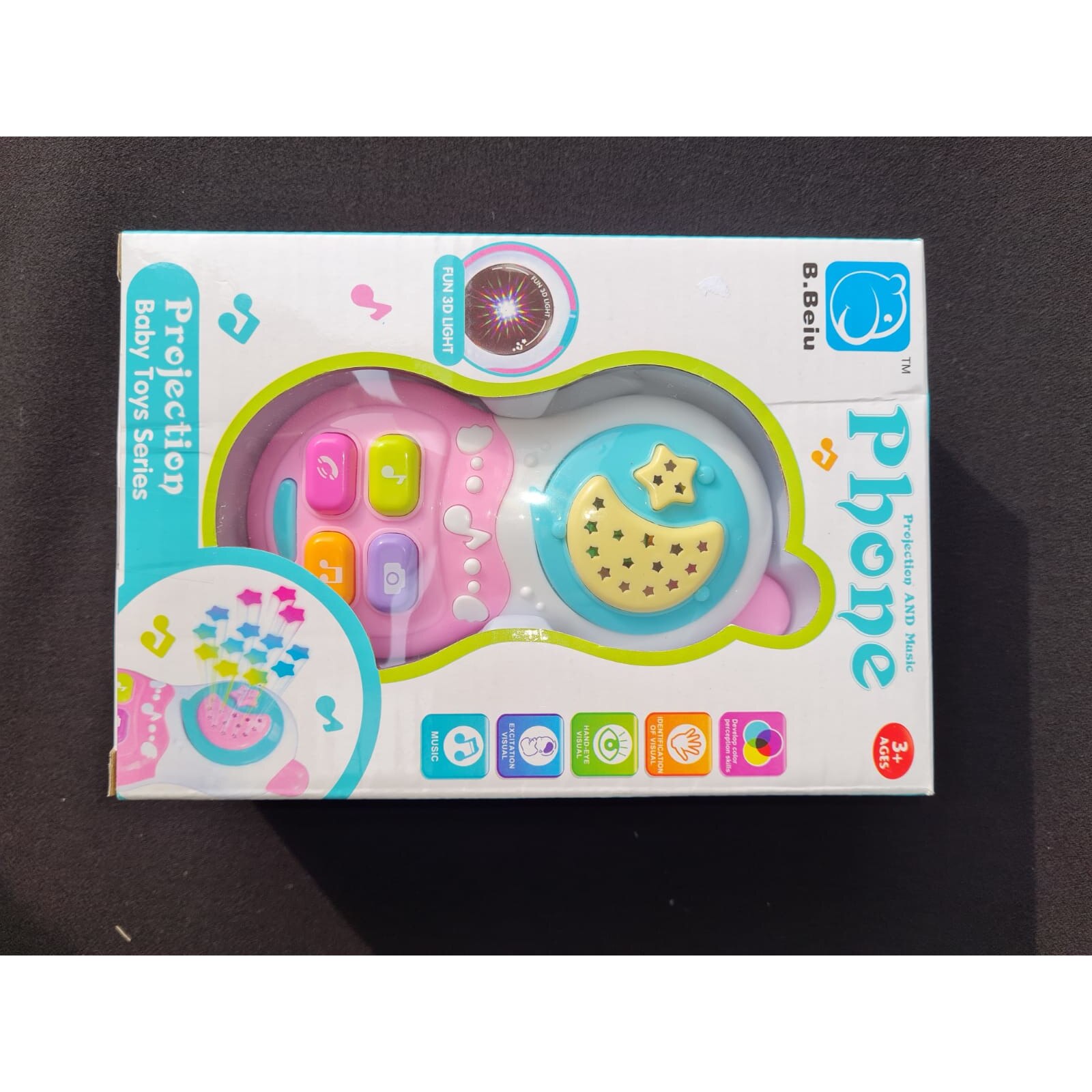 Telefon bebe roz si albastru - eMAG.ro