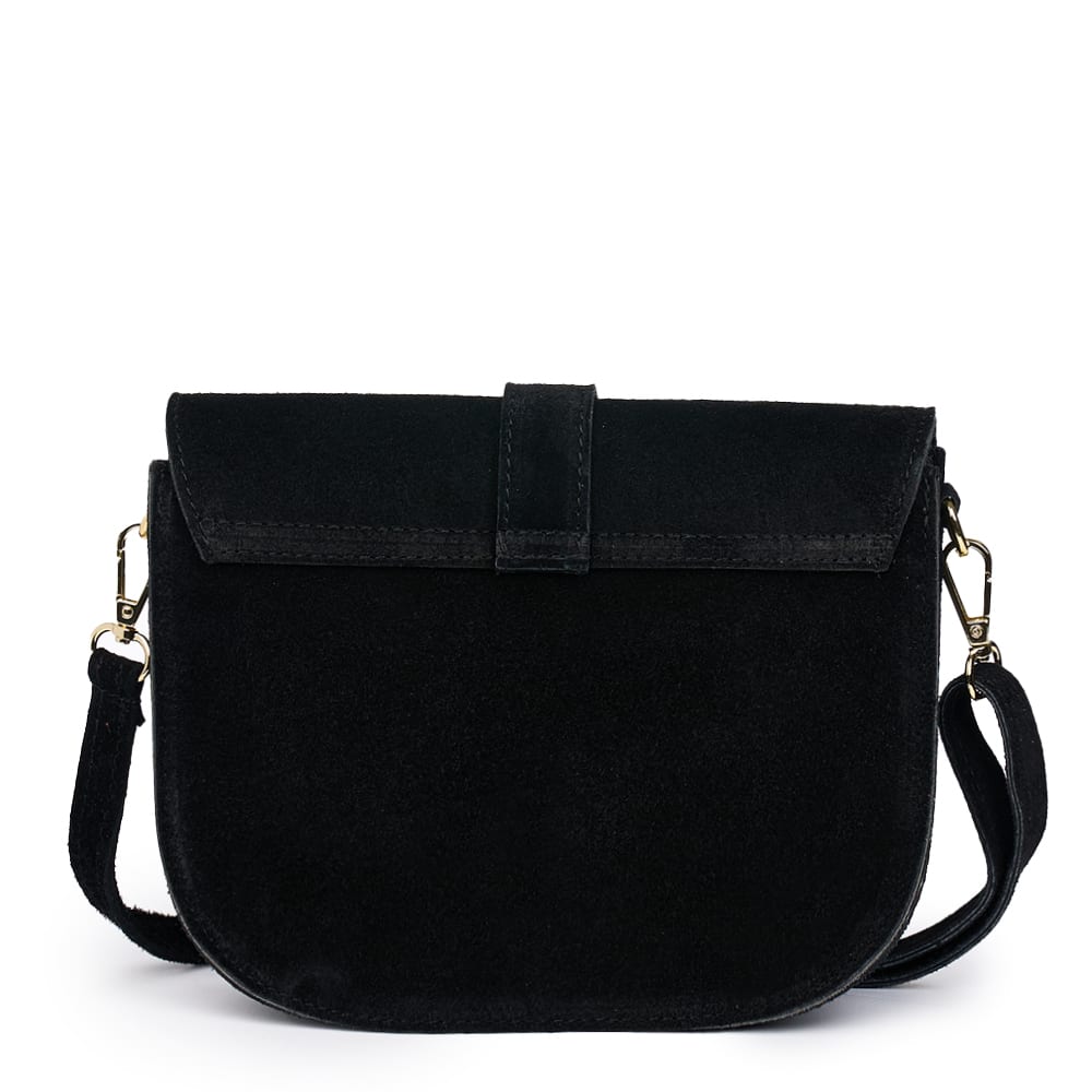 Poseta dama din piele intoarsa Vera neagra - eMAG.ro