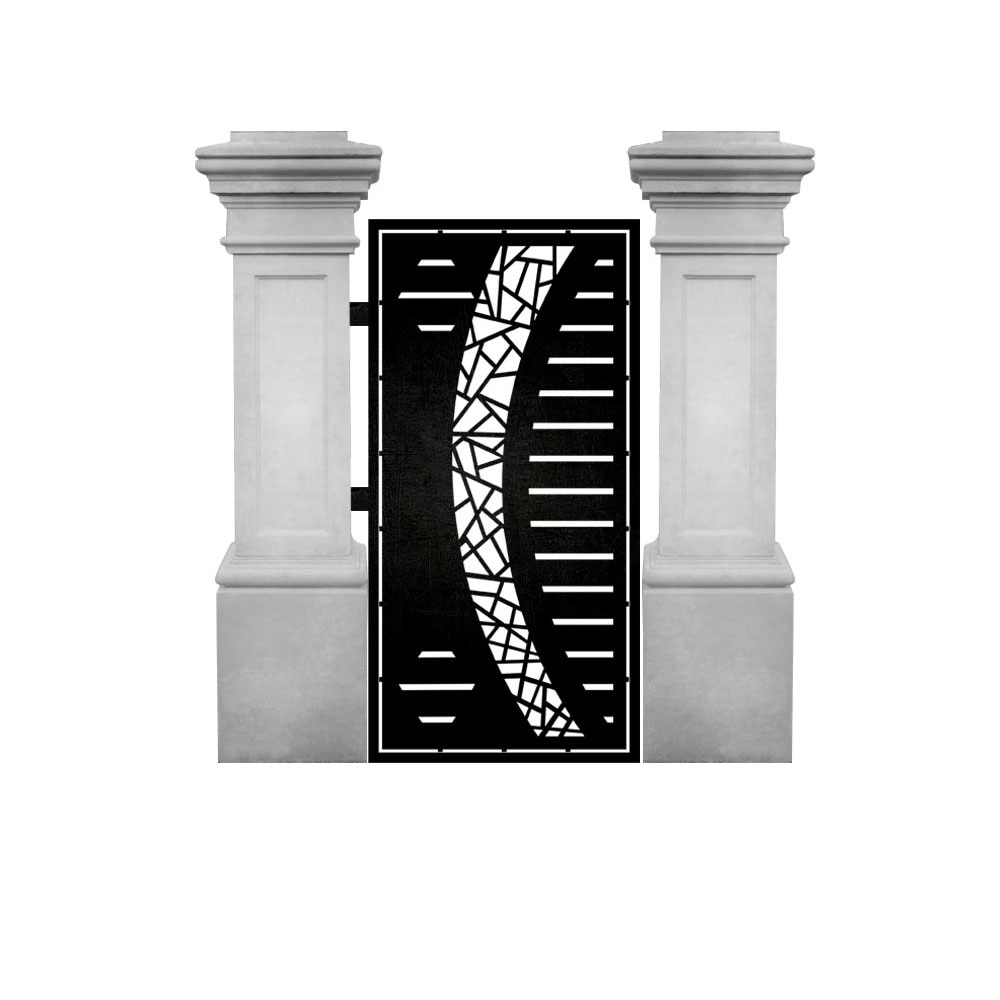 Poarta pietonala pp 02, negru, 2000x1000mm - eMAG.ro