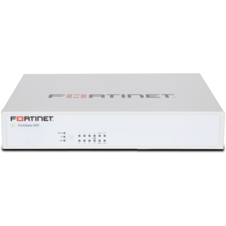 Firewall, FortiGate-80F, 8 x GE RJ45 ports, 2 x RJ45/SFP, 1 an 24x7 ...