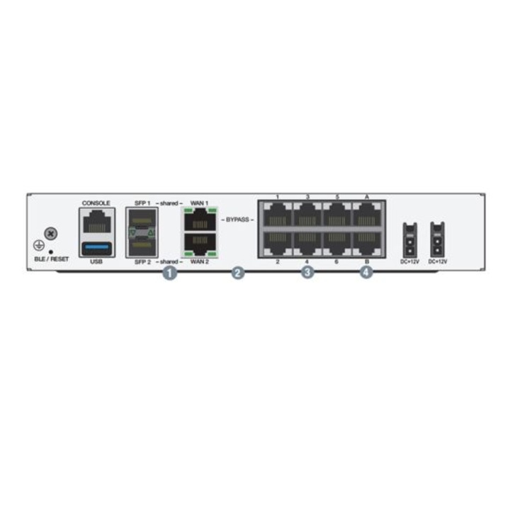 Firewall, FortiGate-80F, 8 x GE RJ45 ports, 2 x RJ45/SFP - eMAG.ro