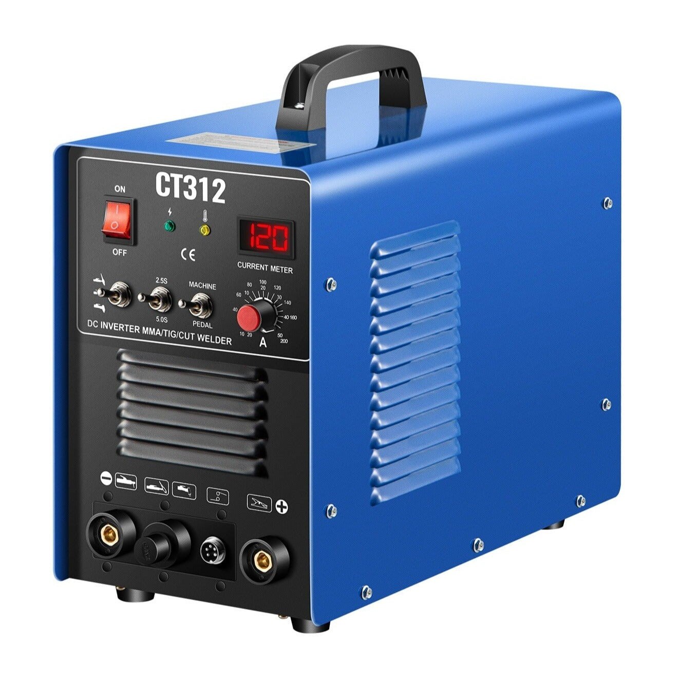 Invertor electric, 220 V, 120 A, functie CUT/MMA/TIG, albastru - eMAG.ro