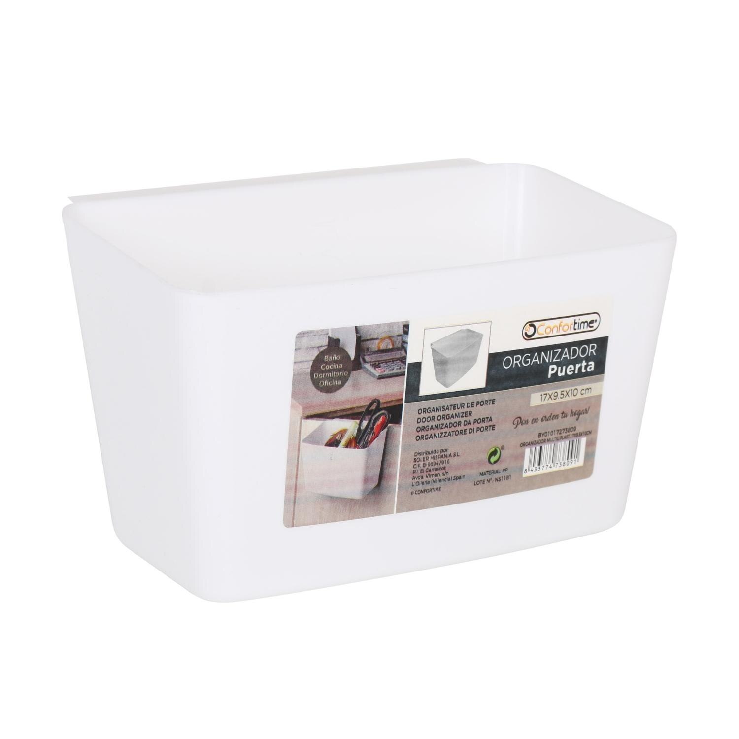 Cos plastic depozitare pe usa dulap, 17x9,5x10cm, Confortime - eMAG.ro