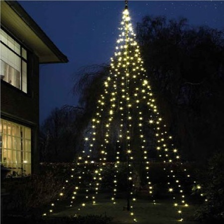 Instalatie sub forma de brad de Craciun 800 CM, lumina calda, 480 LED ...