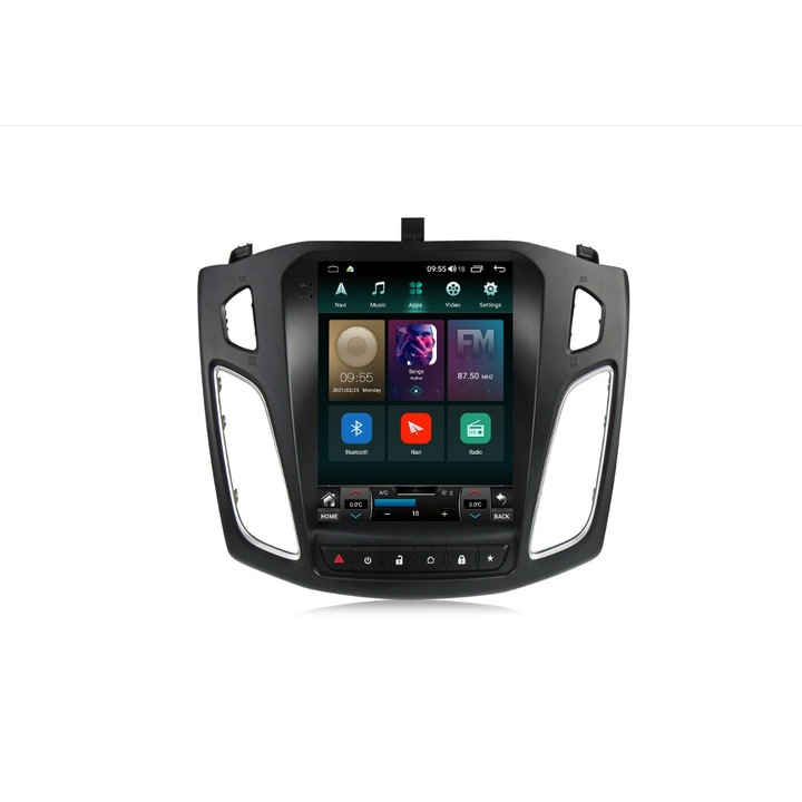 Navigatie Ford Focus 3 Tesla Style 2011-2019, NAVI-IT Android 12, 4 GB ...