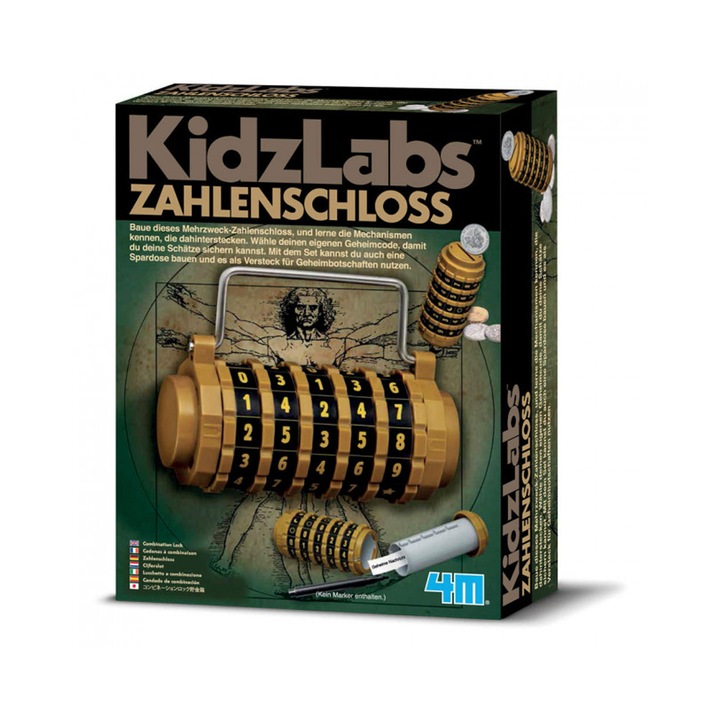 Кутия със секретен код, образователен комплект KidzLabs + 7г - eMAG.bg