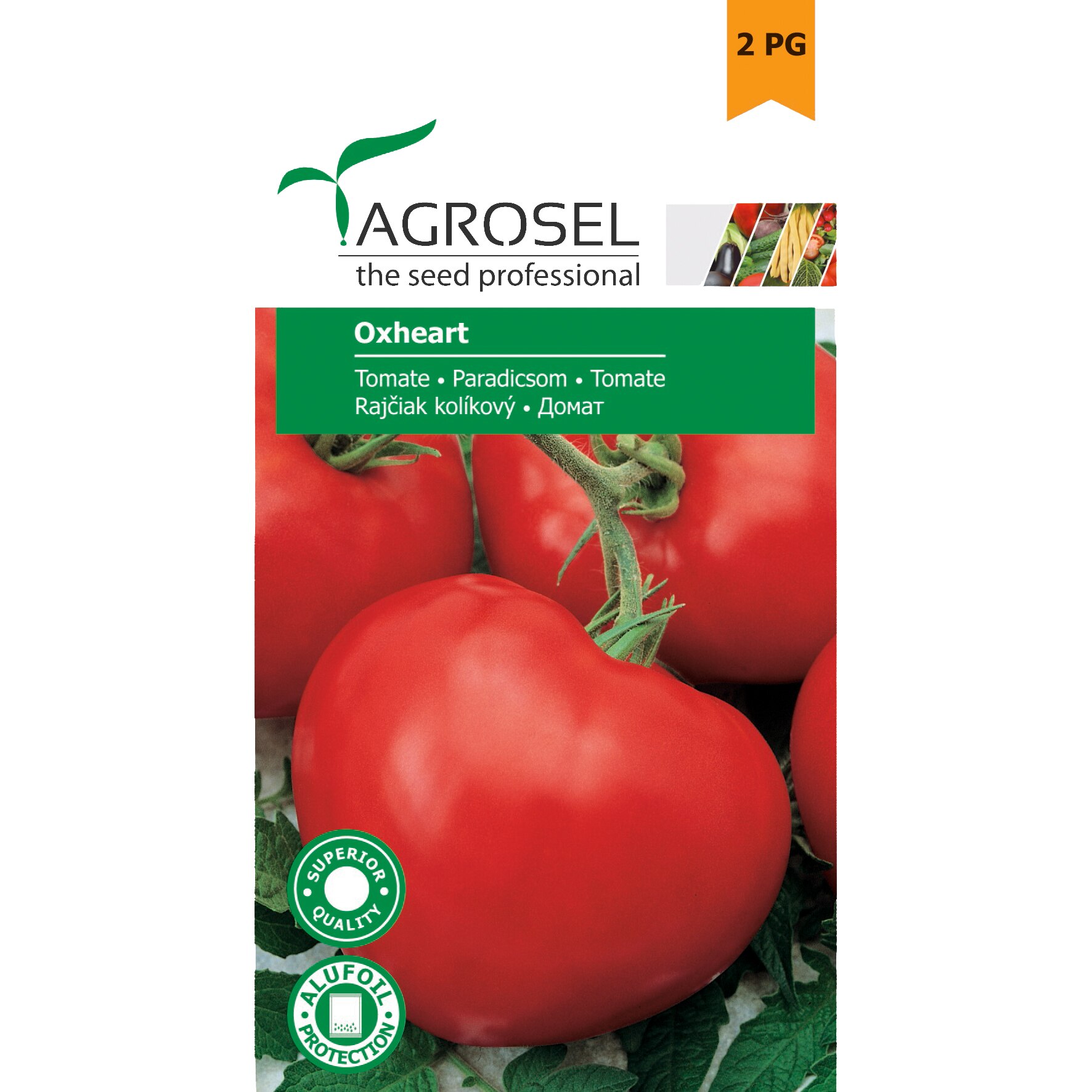 Seminte tomate Oxheart 1 gr, Agrosel - eMAG.ro