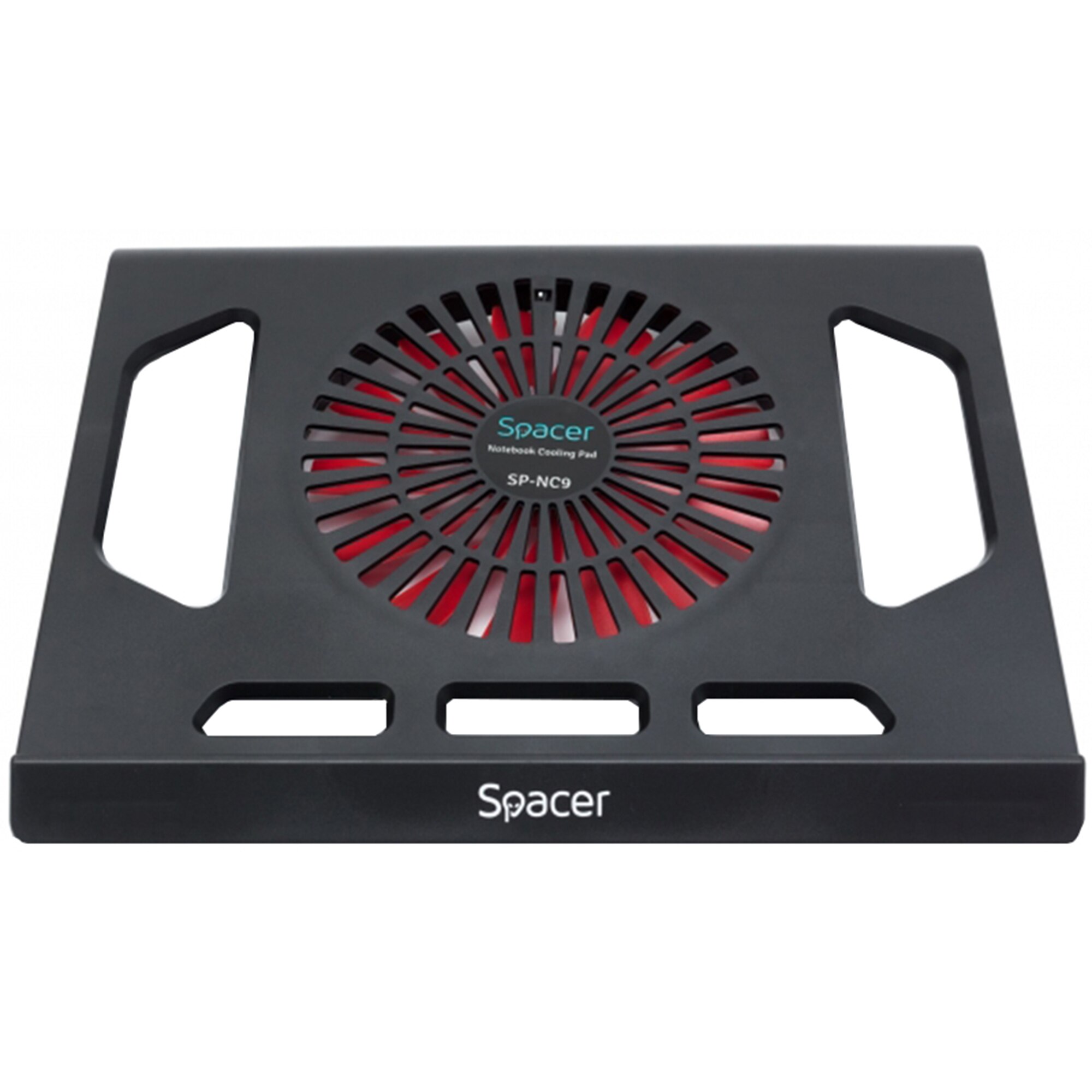 Cooler Laptop Spacer SP-NC9, 15.6", Negru - eMAG.ro