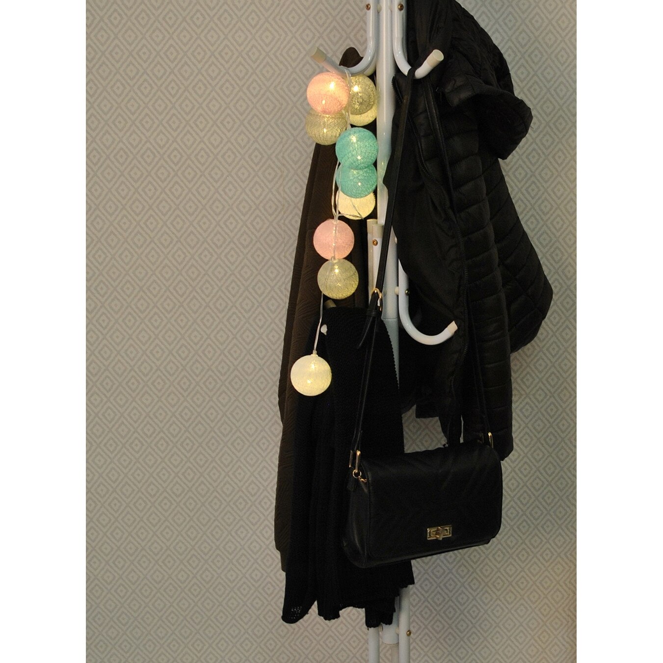 Cuier pentru hol, Zola®, tip pom, 3 nivele, 12 agatatori, metal, 170 cm ...