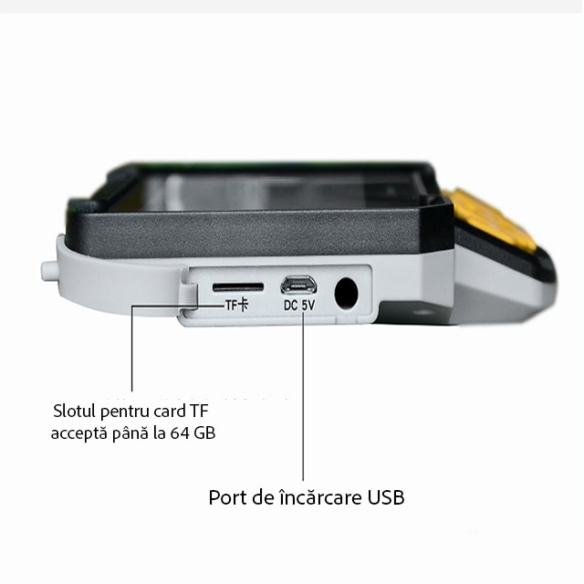 Camera de inspectie profesionala, cablu 10 metri, camera dubla cu ...