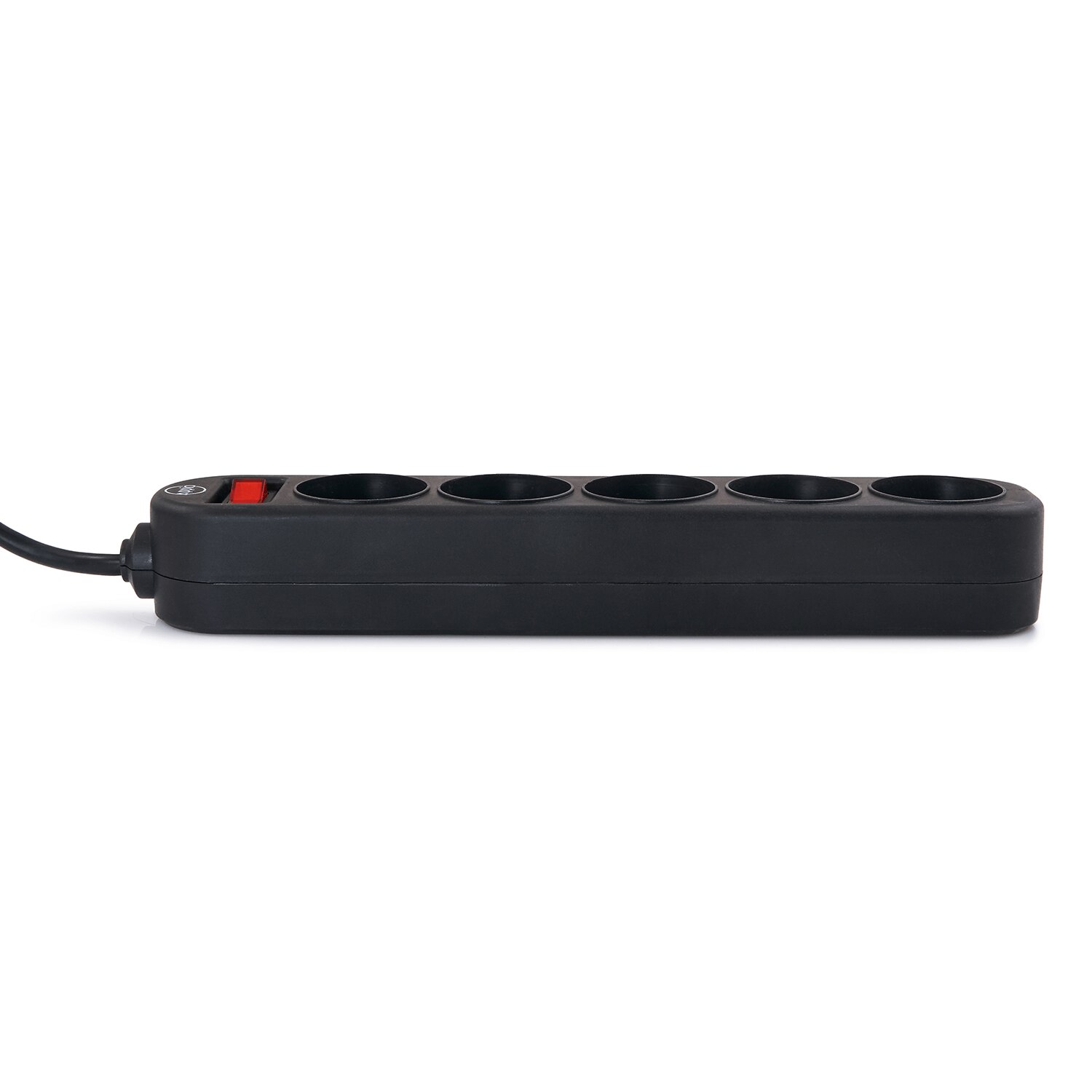 Prelungitor LEDtechnics, 5m, 5 x priza, 230 V, Negru - eMAG.ro