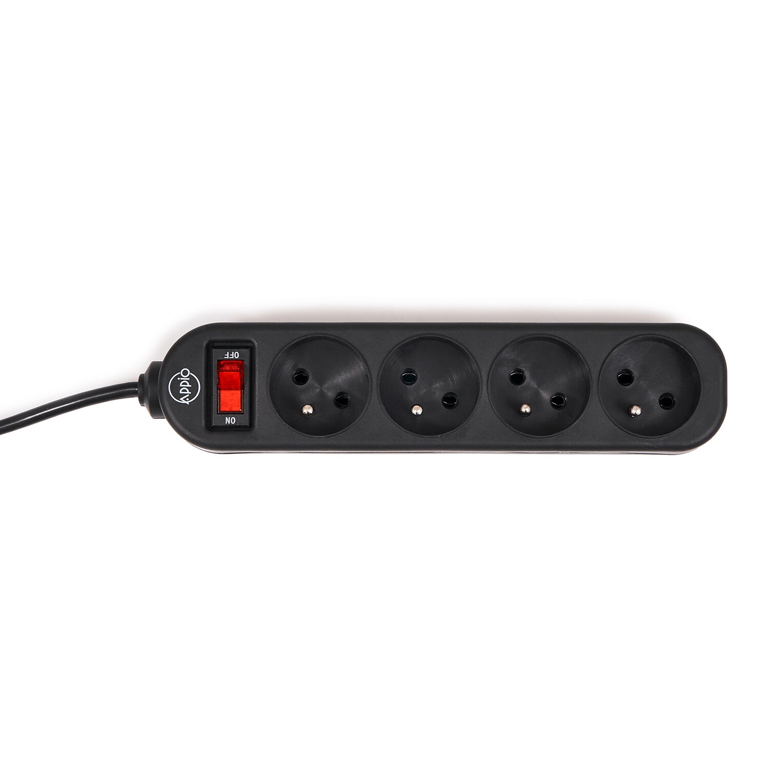 Prelungitor LEDtechnics, 3 m, 4 x priza, 230 V, Negru - eMAG.ro