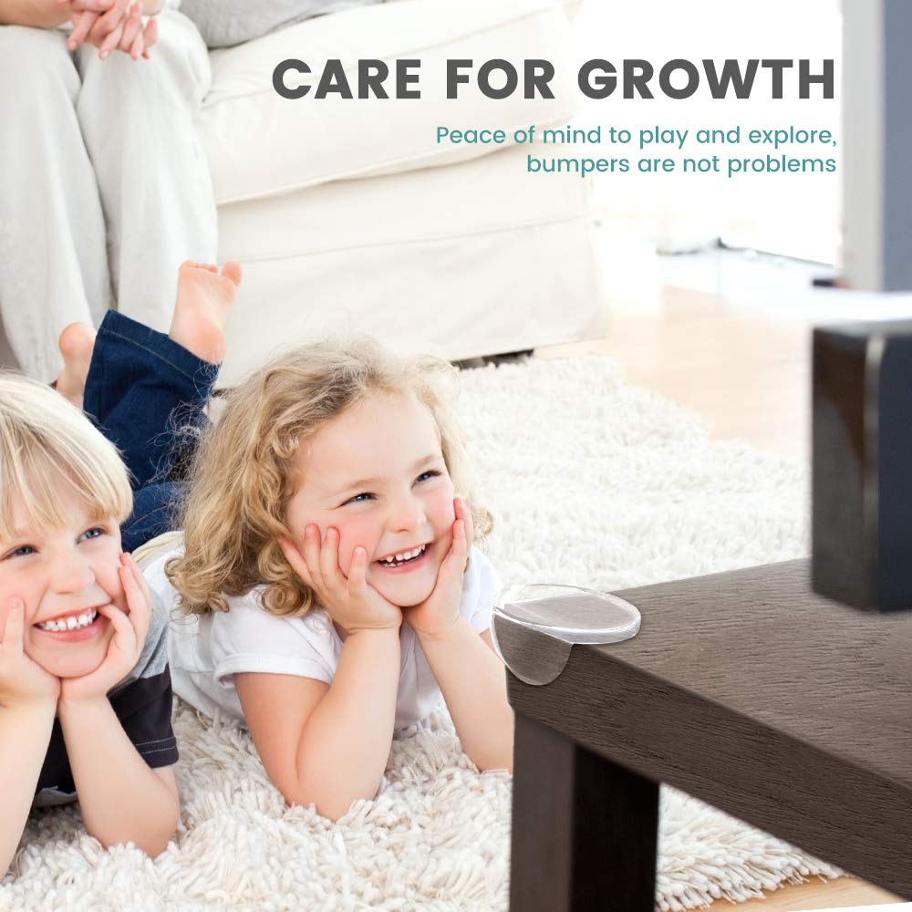 Set 12 protectii colturi, MunDeir®, Silicon, Transparent - eMAG.ro