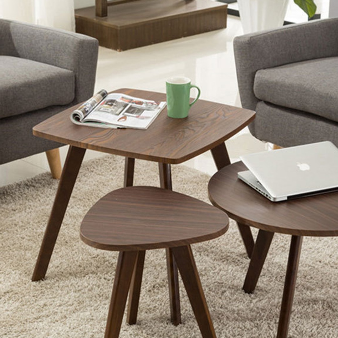 Холна маса ROBEST, квадратна, кафява, 57см/55см - eMAG.bg