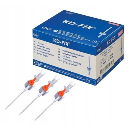 Branule cateter intravenos, KD-FIX, 50 buc, 0.62x19mm, Violet - eMAG.ro