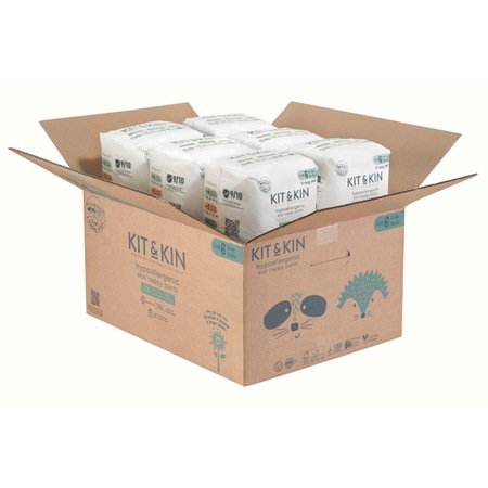 Scutece Hipoalergenice Eco Kit&Kin Pull Up XL6, Marimea 6, 15 kg+, 108 ...