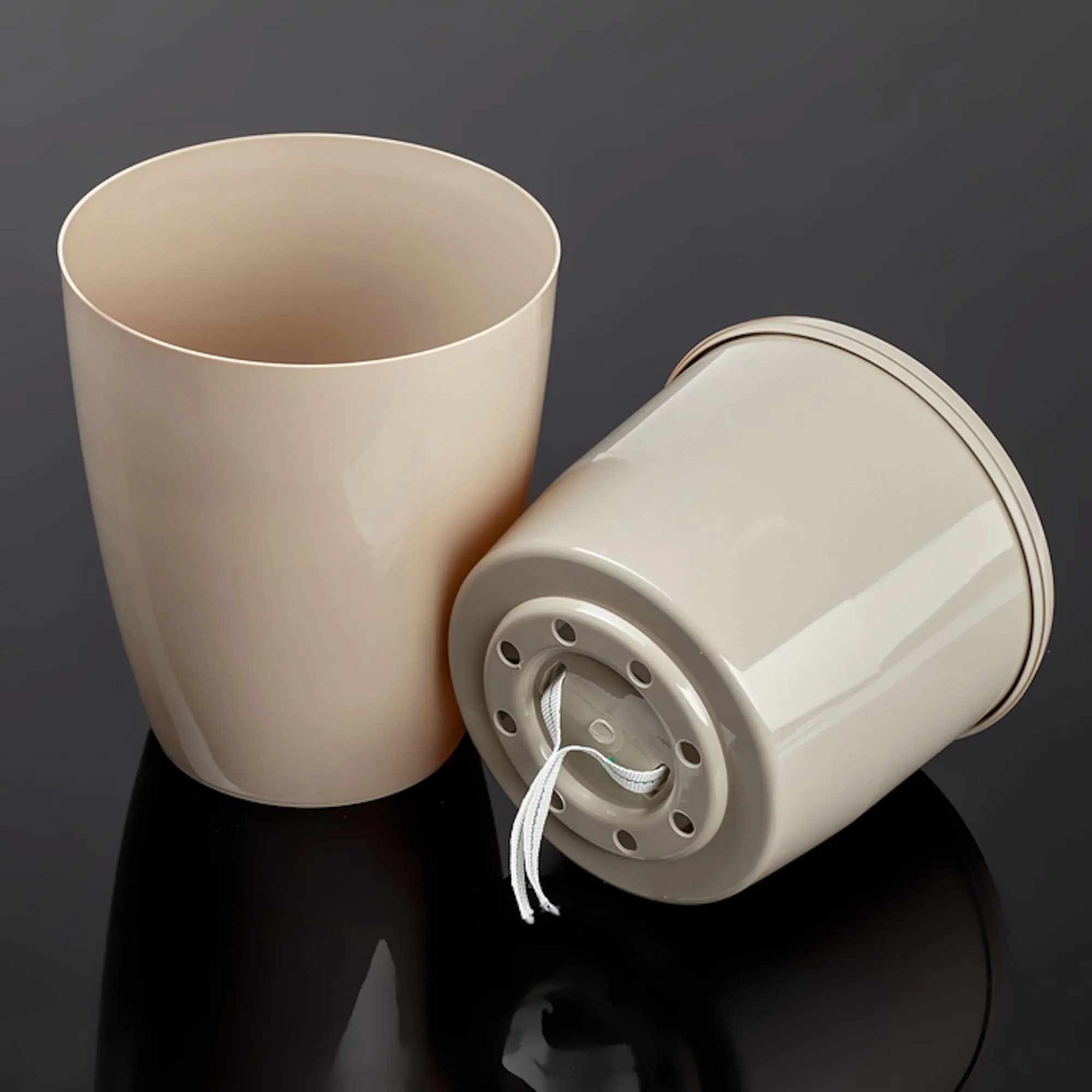 Ghiveci inteligent pentru orhidee cu sistem de autoudare Orhideia Twin ...