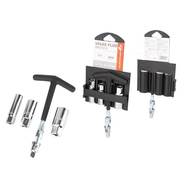 Set cheie bujii 14 - 16 - 21 mm, Automax, negru - eMAG.ro