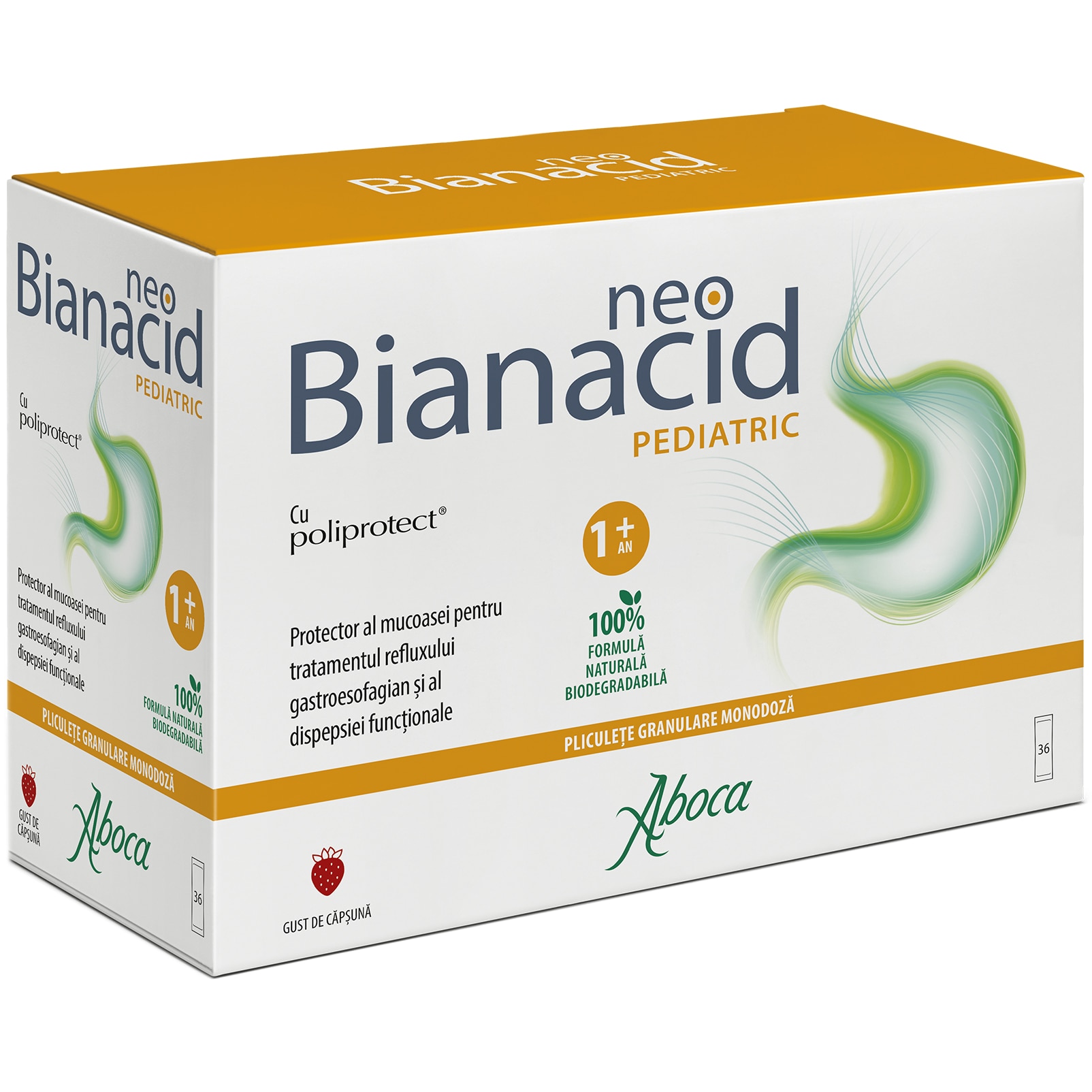 NeoBianacid Pediatric, aciditate/reflux/digestie dificila, 36 plicuri ...