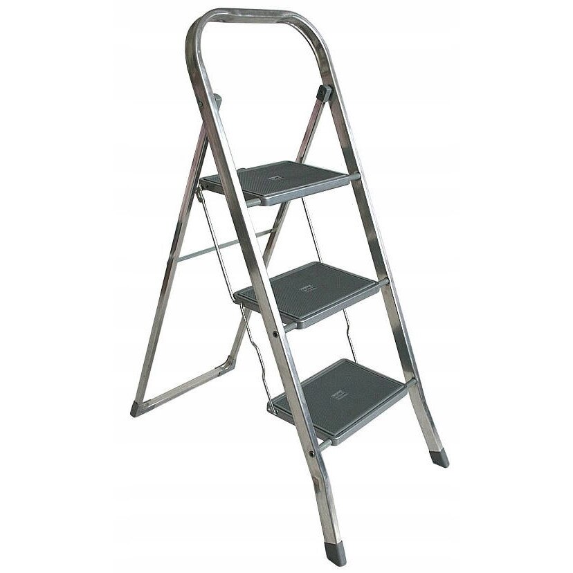 Scara pliabila cu 3 trepte, Eurogold, 13-uniw, max 150 KG, inaltime max ...