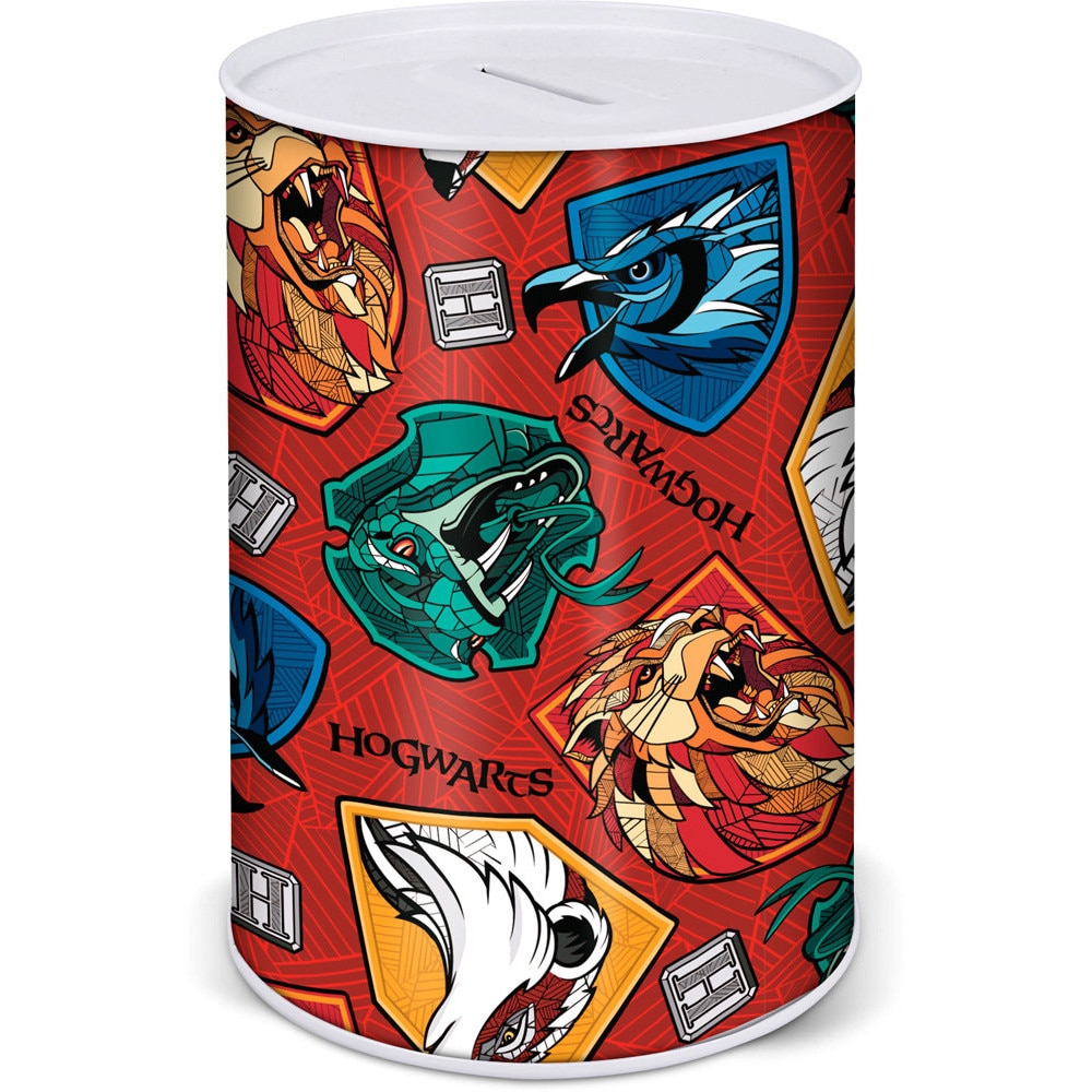 Pusculita metal Harry Potter Shields 10x15 cm Rosu - eMAG.ro