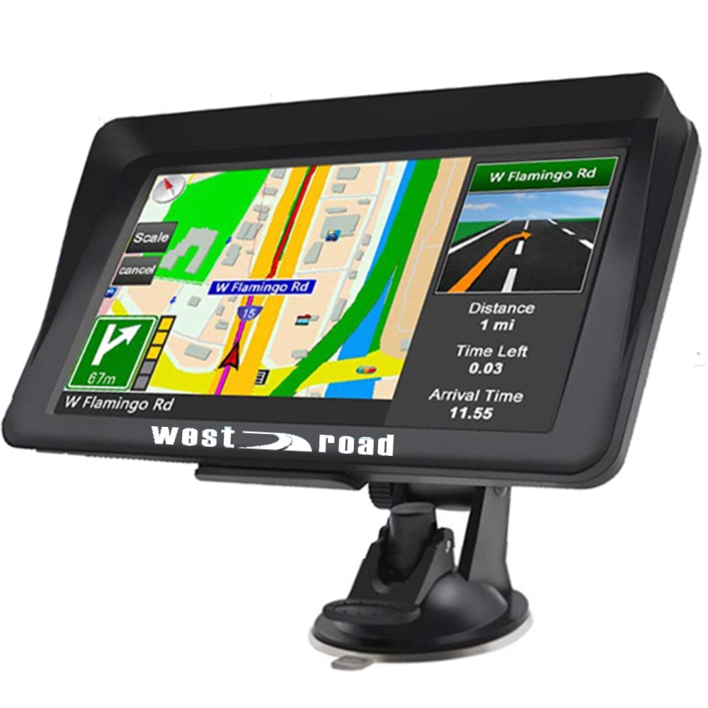Sistem de navigatie GPS, WEST ROAD, WR-S9512SS, 512 MB RAM, 9 inchi ...