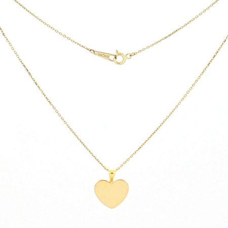 Lant cu pandant in forma de inima, aur 14k - eMAG.ro