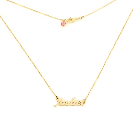 Lant cu nume Andrei, aur 14 k - eMAG.ro