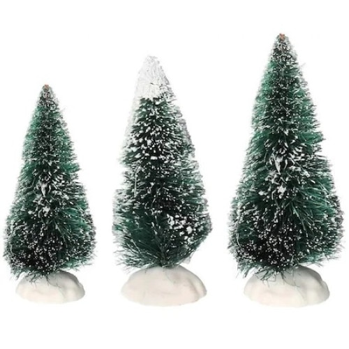 Braduti decorativi plastic inaltime 6cm, 9cm, 12cm verzi set3 bucati ...