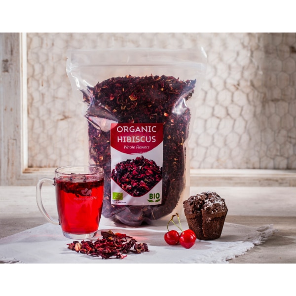 Ceai organic de hibiscus, Planta Vera, 1kg - eMAG.ro
