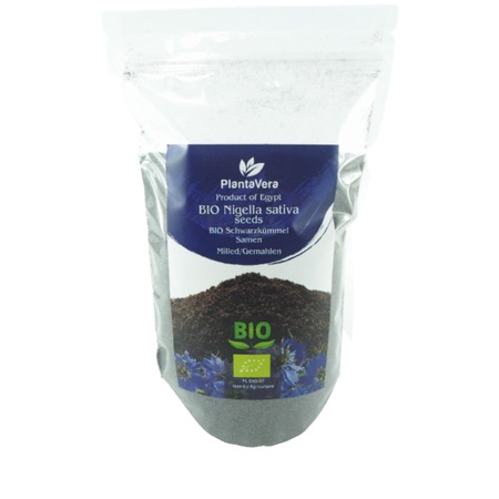 Chimen negru bio macinat, Planta Vera, 1kg - eMAG.ro