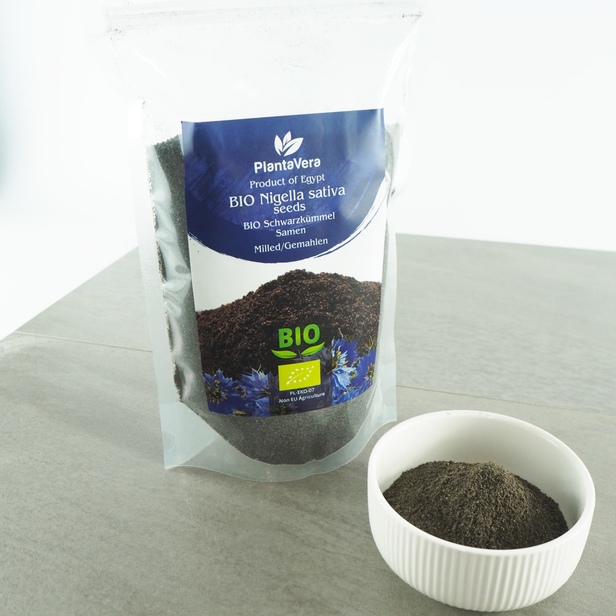 Chimen negru bio macinat, Planta Vera, 1kg - eMAG.ro