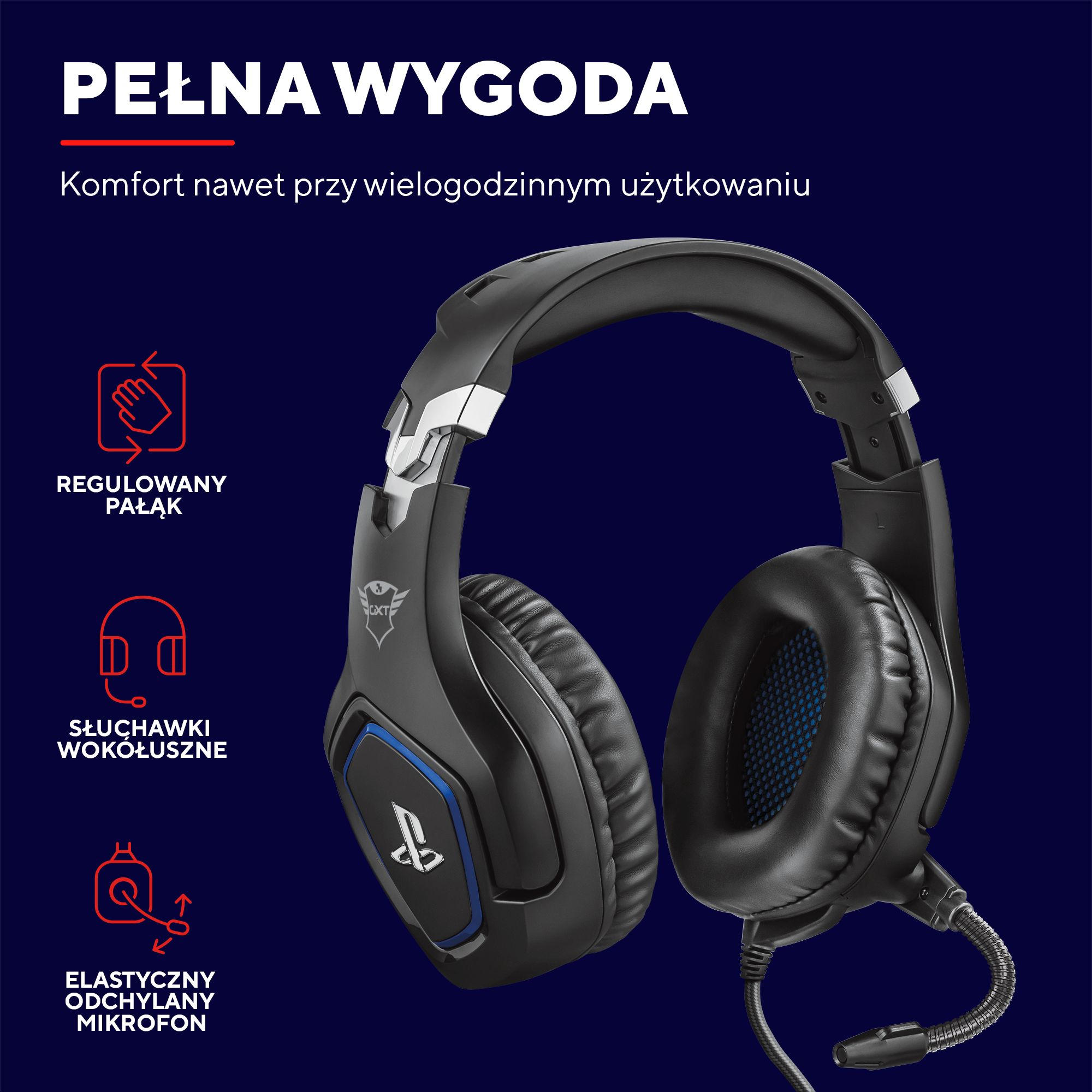 Casti gaming PS4, Trust, Microfon, Negru - eMAG.ro