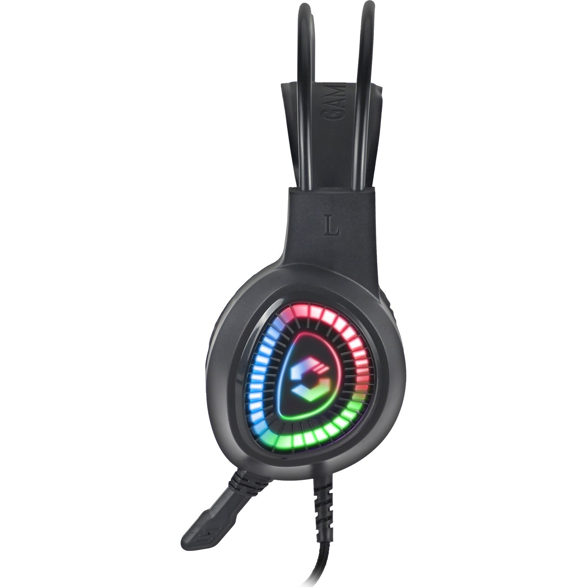Casti gaming, Speedlink, Microfon, LED, Negru - eMAG.ro