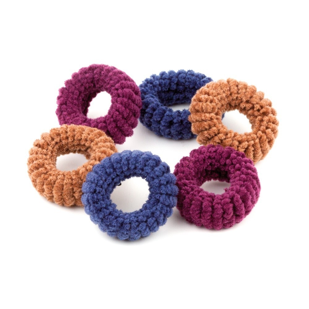 Set 6 elastice de par, Donegal, Multicolor - eMAG.ro