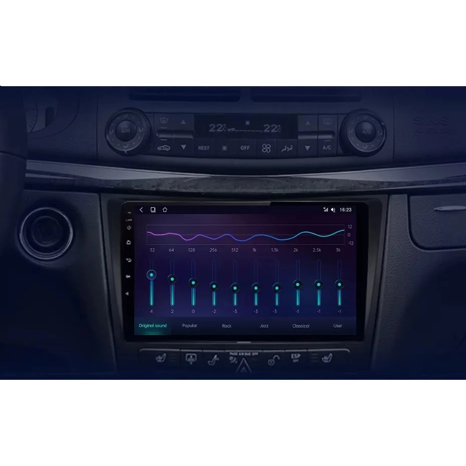 Android 12 навигация, CarPLAY, Android Auto, 9" екран, 2GB RAM 32GB ...