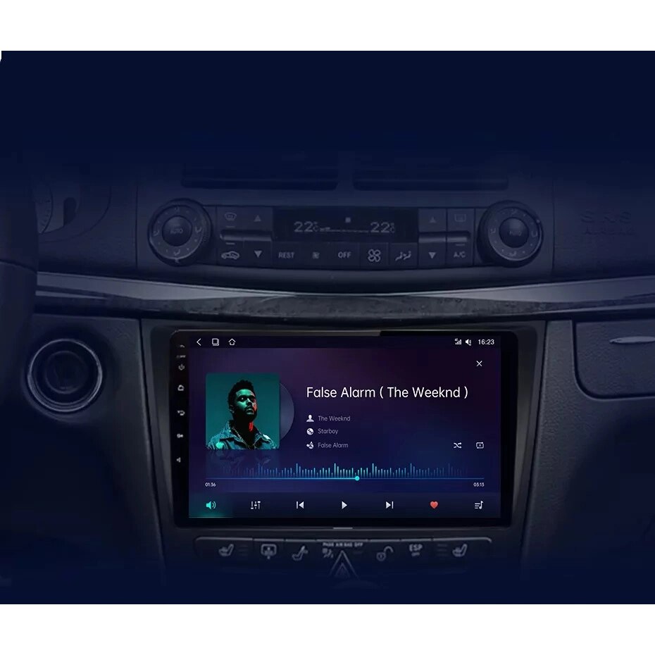 Navigatie Android 12, CarPLAY, Android Auto, Ecran 9″, 4GB RAM 64GB ...