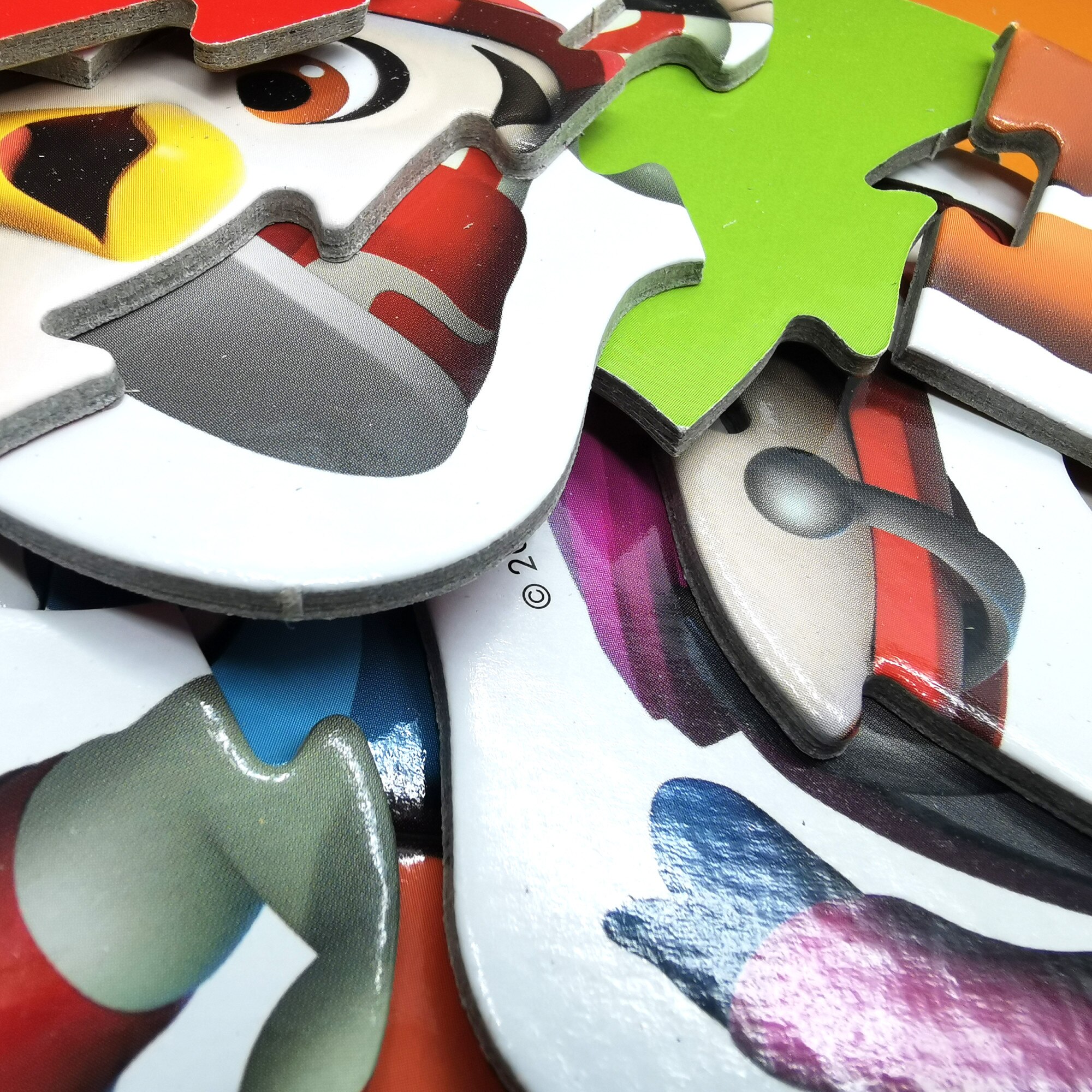 Puzzle copii, 4 in 1, 30 de piese, supercolorat, cu personajele ...