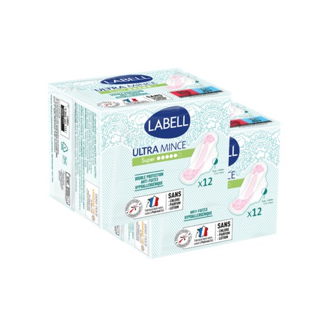 Absorbant menstruatie LABELL Ultra mince super 5 picaturi cu aripioare ...