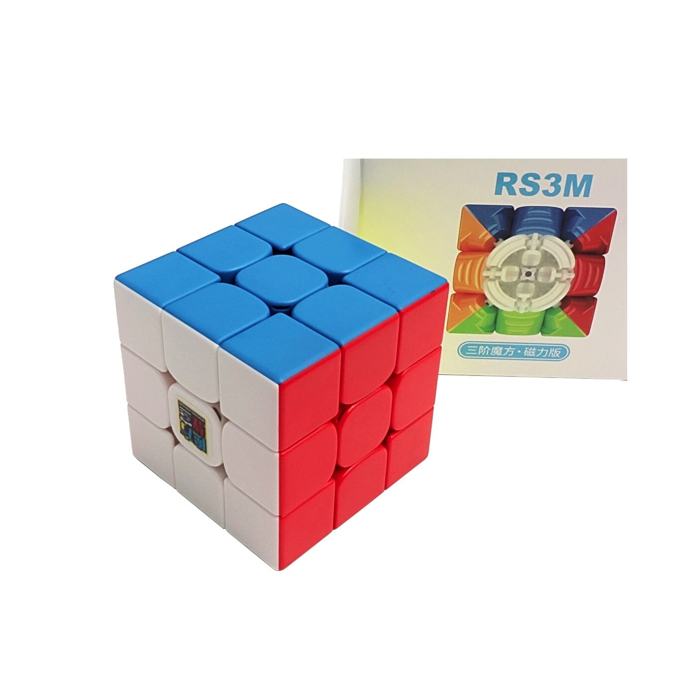 Магнитно кубче RS3M, 4 години+, 3x3x3 см, Многоцветно - eMAG.bg