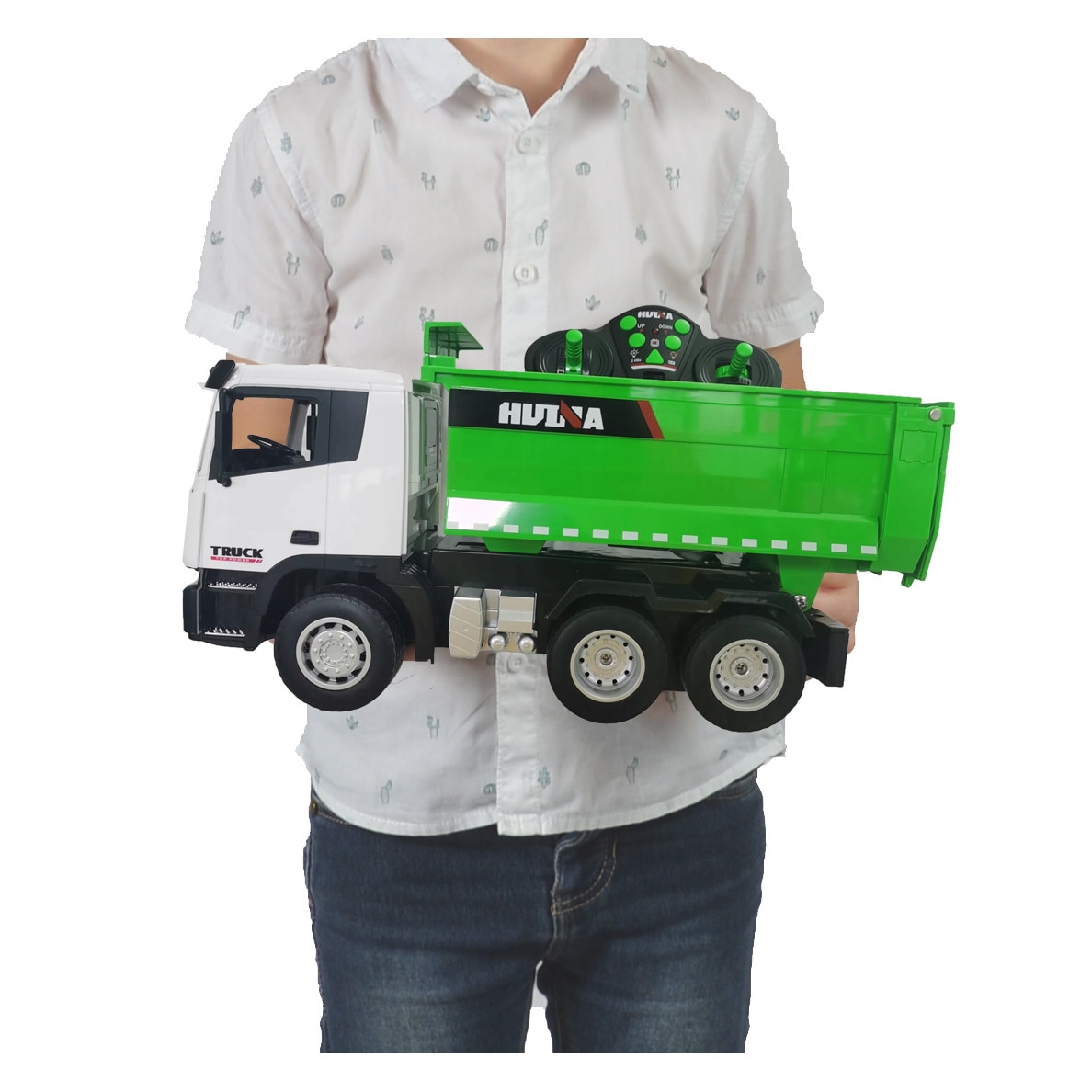 Basculanta cu telecomanda Huina HT-1556 1:18 lumini cu leduri - eMAG.ro