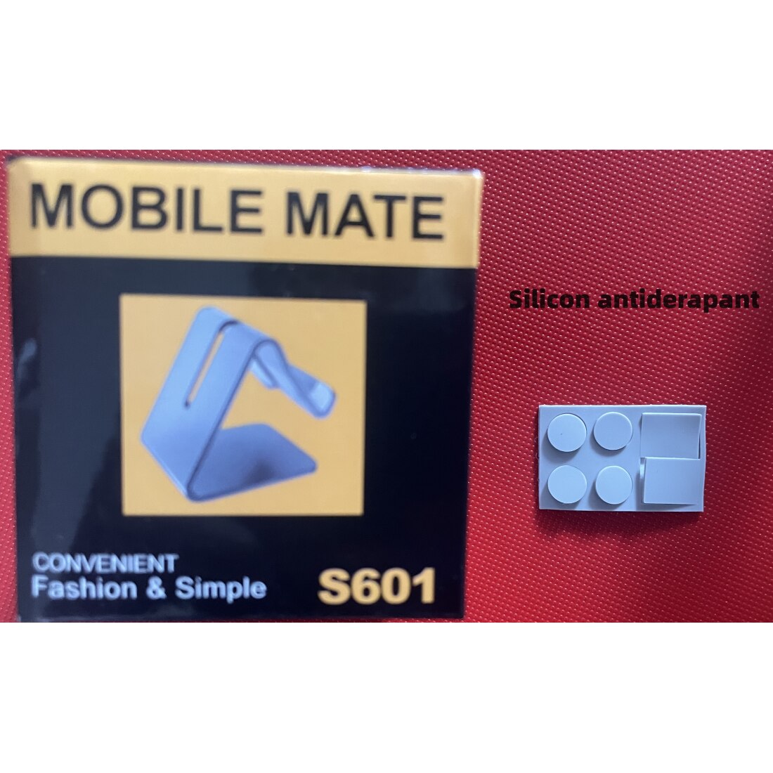 Suport telefon birou, Aluminiu, 12.9'', Auriu - eMAG.ro