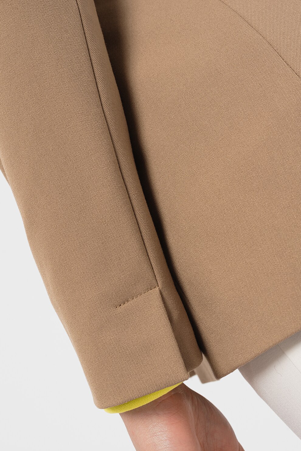 Max&Co, Sacou cu doua randuri de nasturi Pista, Camel, 48 - eMAG.ro