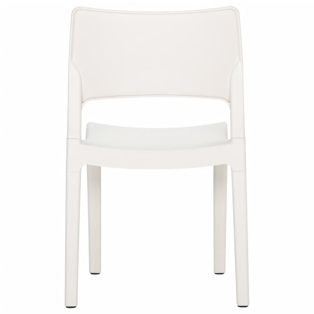 Set 2 Scaune de gradina, Universal si Frumos, alb, polipropilena ...