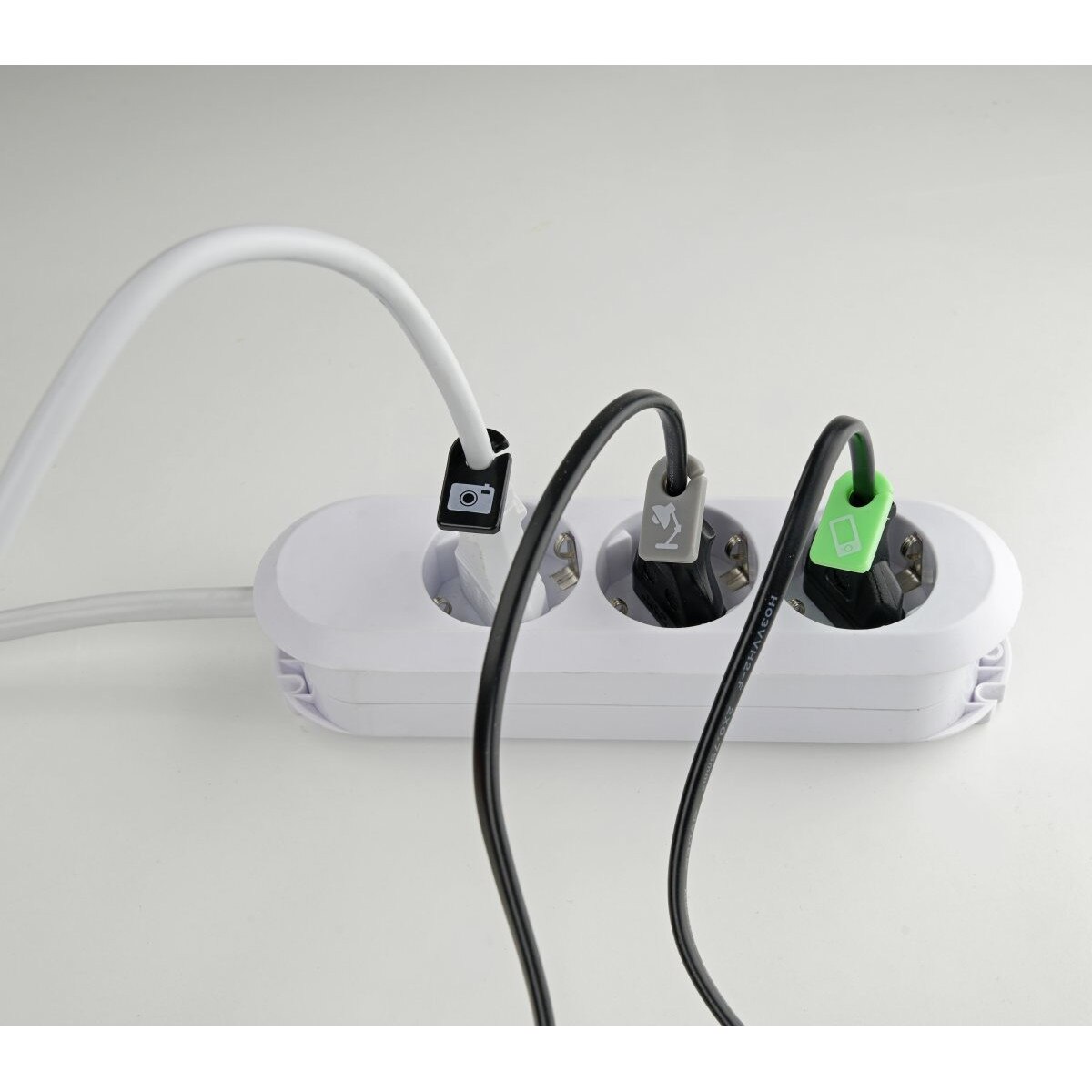 Marcaje pentru identificare cabluri, Fackelmann, 12 bucati - eMAG.ro