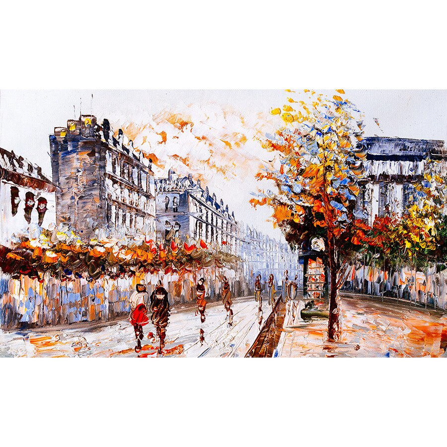 Tablou Living, Dormitor, Peisaj 01333, Multicolor, 150x90 cm - eMAG.ro