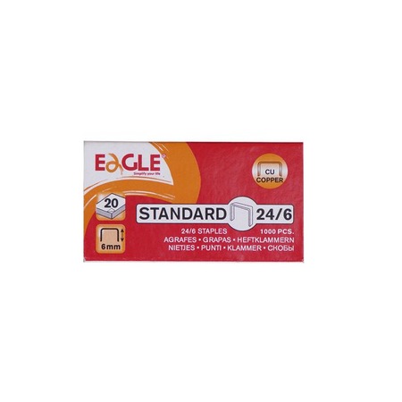 Capse metalice 24/6 Eagle 1000/cutie - eMAG.ro