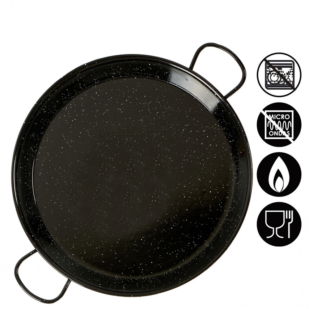 Tigaie Paella, emailata, Ø42 cm, 2 manere - eMAG.ro